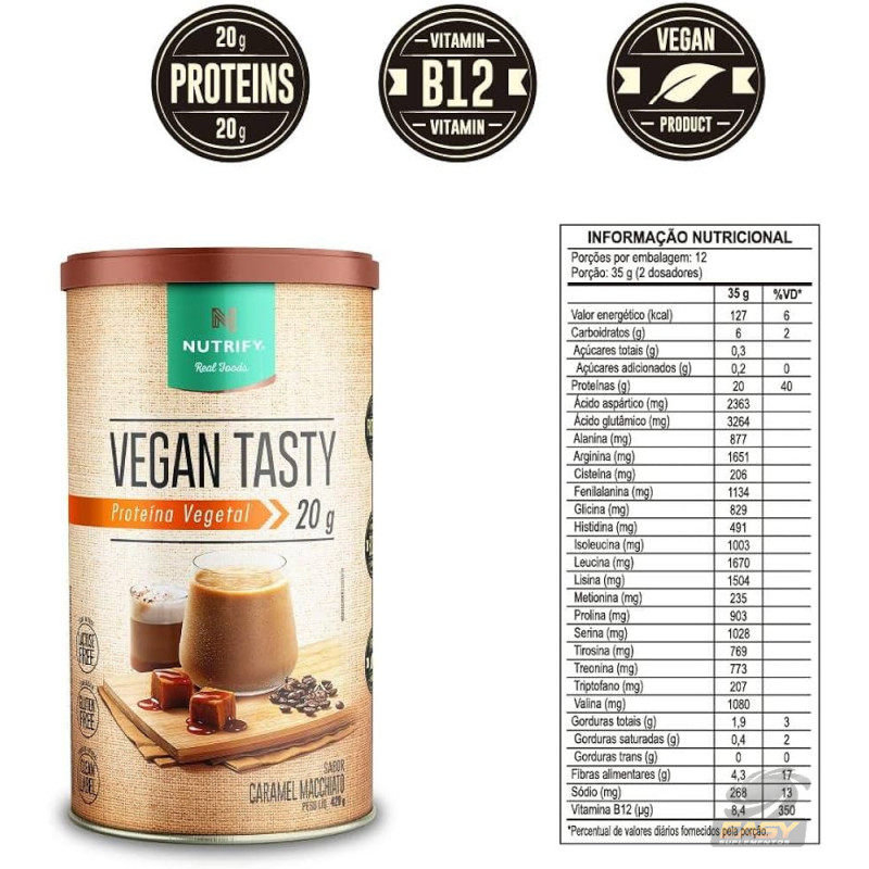 VEGAN TASTY (420G) - NUTRIFY