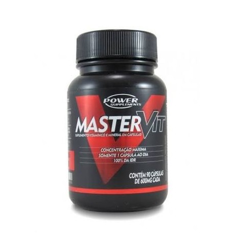 MASTER VIT MULTIVITAMÍNICO (90CAPS) - POWER SUPPLEMENTS Compre Agora