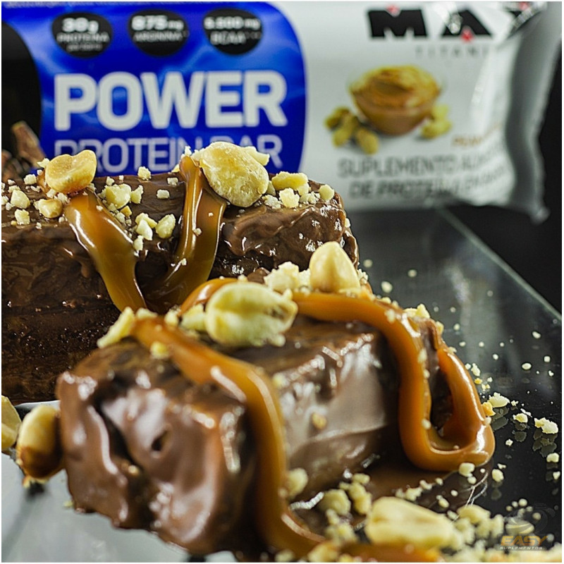 POWER PROTEIN BAR (8UNID-90G) MAX TITANIUM