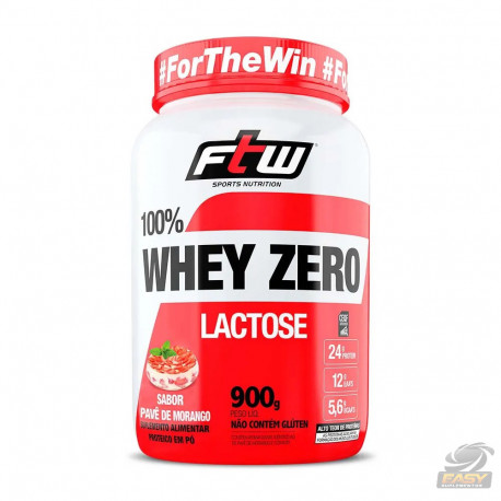 100% WHEY ZERO LACTOSE (900G) - FTW